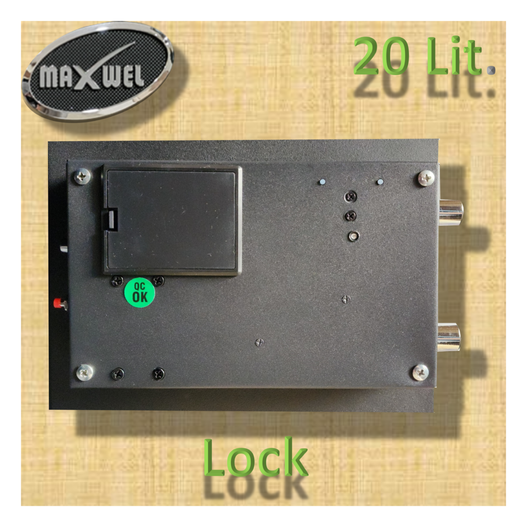 Biometric Vertical Panel Safe 20 Litre – MAXWELSTORE